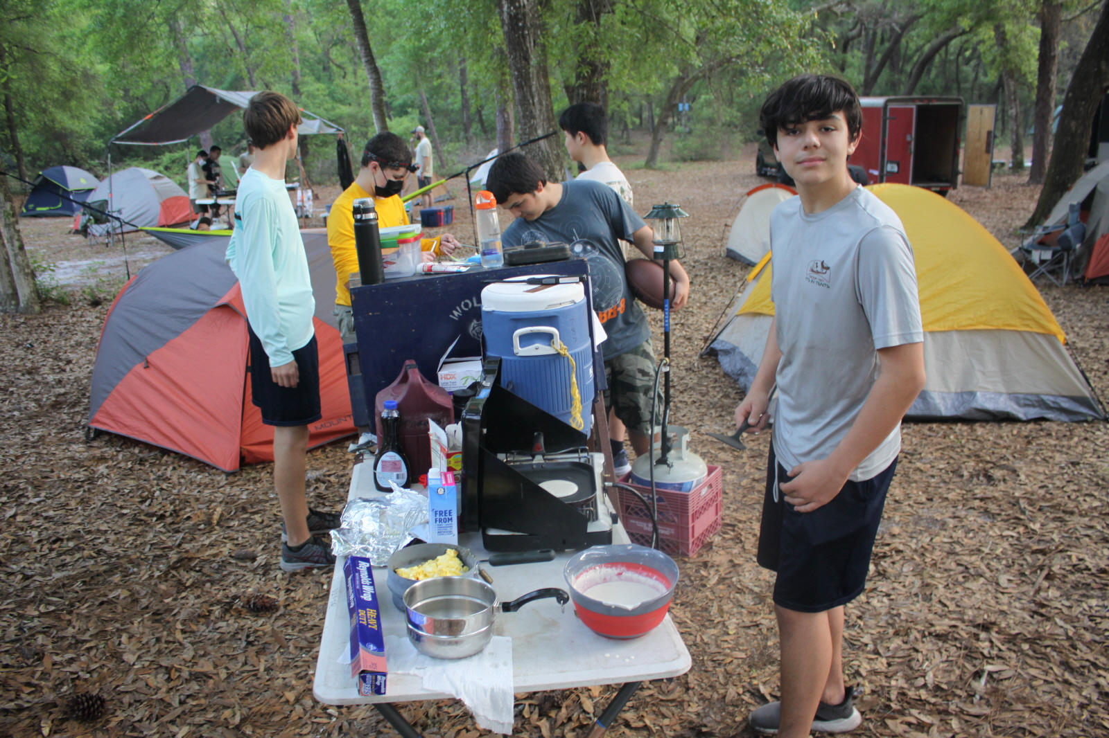 Camping : Troop 787 - It is In Tents Winter Springs